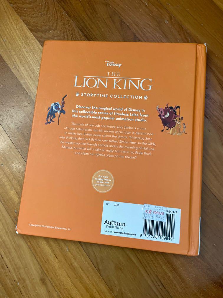 The lion king storybook, Hobbies & Toys, Books & Magazines, Fiction ...