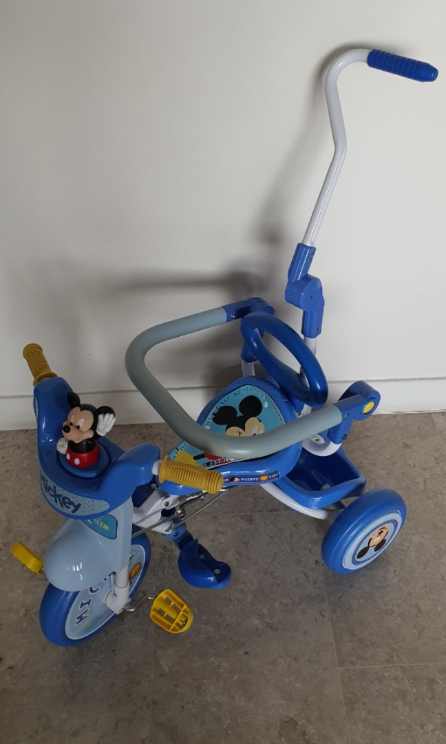 Mickey Mouse Foldable Tricycle, Babies & Kids, Baby Nursery & Kids ...