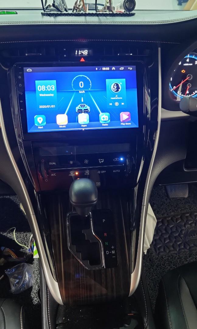 TOYOTA HARRIER 10 INCH ANDROID PLAYER WITH FRAME FREE INSTALLATION, Car ...