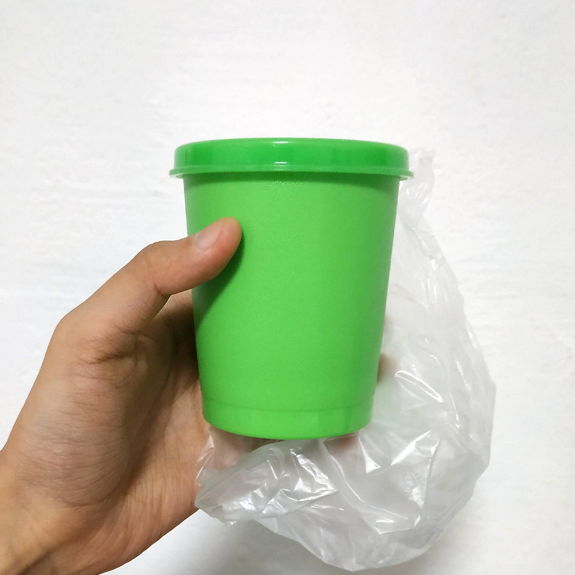 Tupperware 180 ml Lucky Pretty Pastel Travel Petite Round Tumbler Cup ...