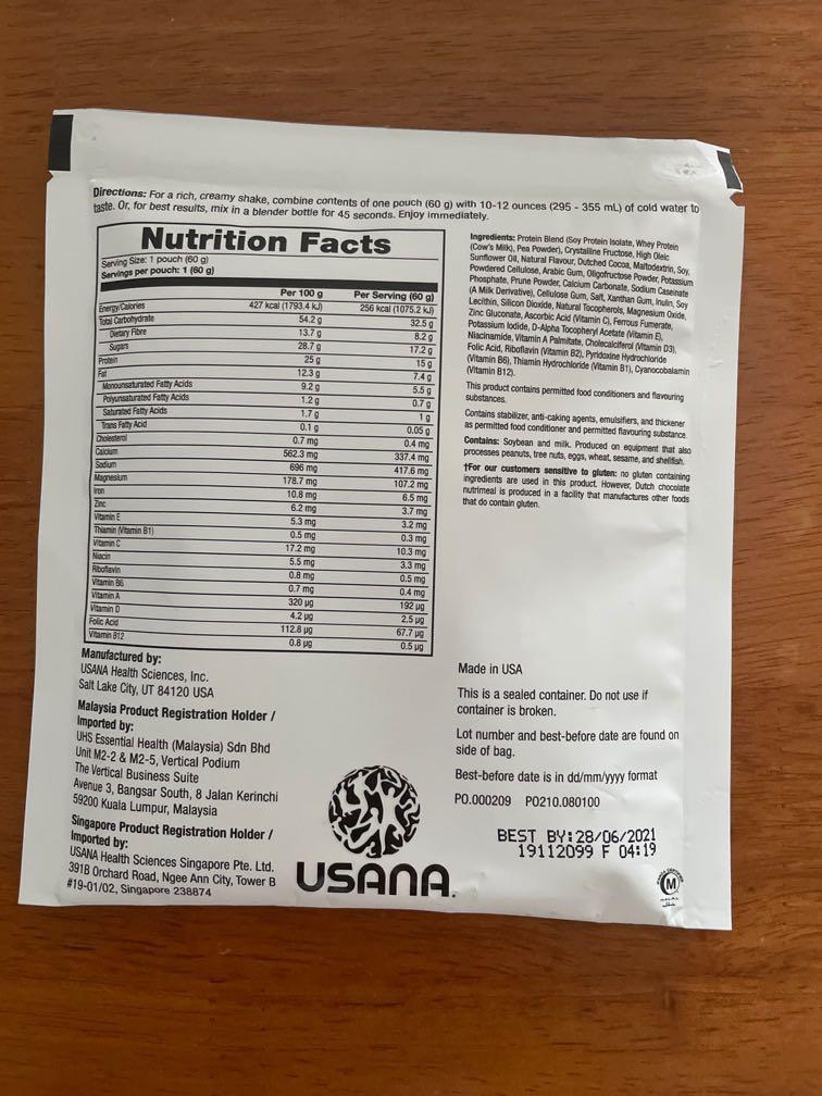 USANA PROTEIN DRINK POWDER, Food & Drinks, Beverages on Carousell
