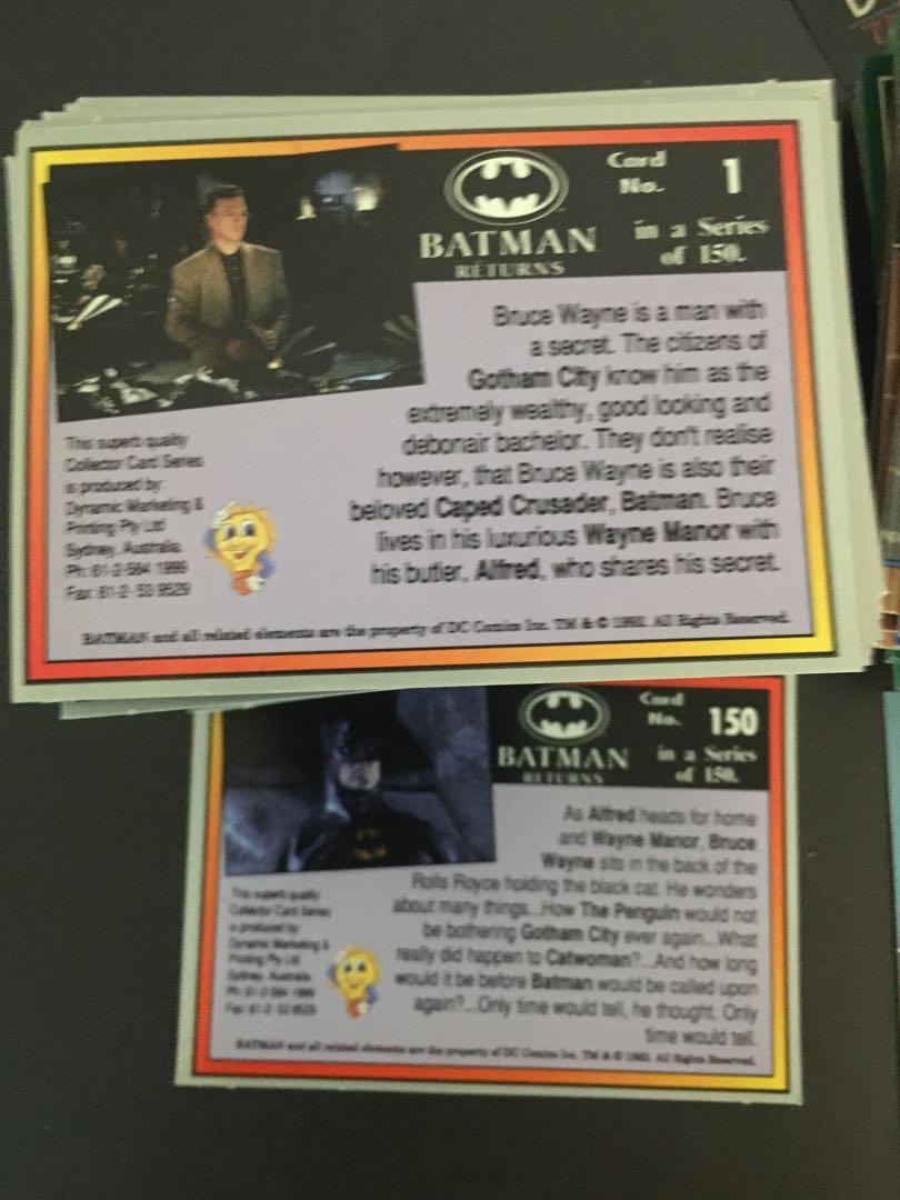 Vintage Batman trading and Playing Cards, Hobbies & Toys, Toys & Games ...