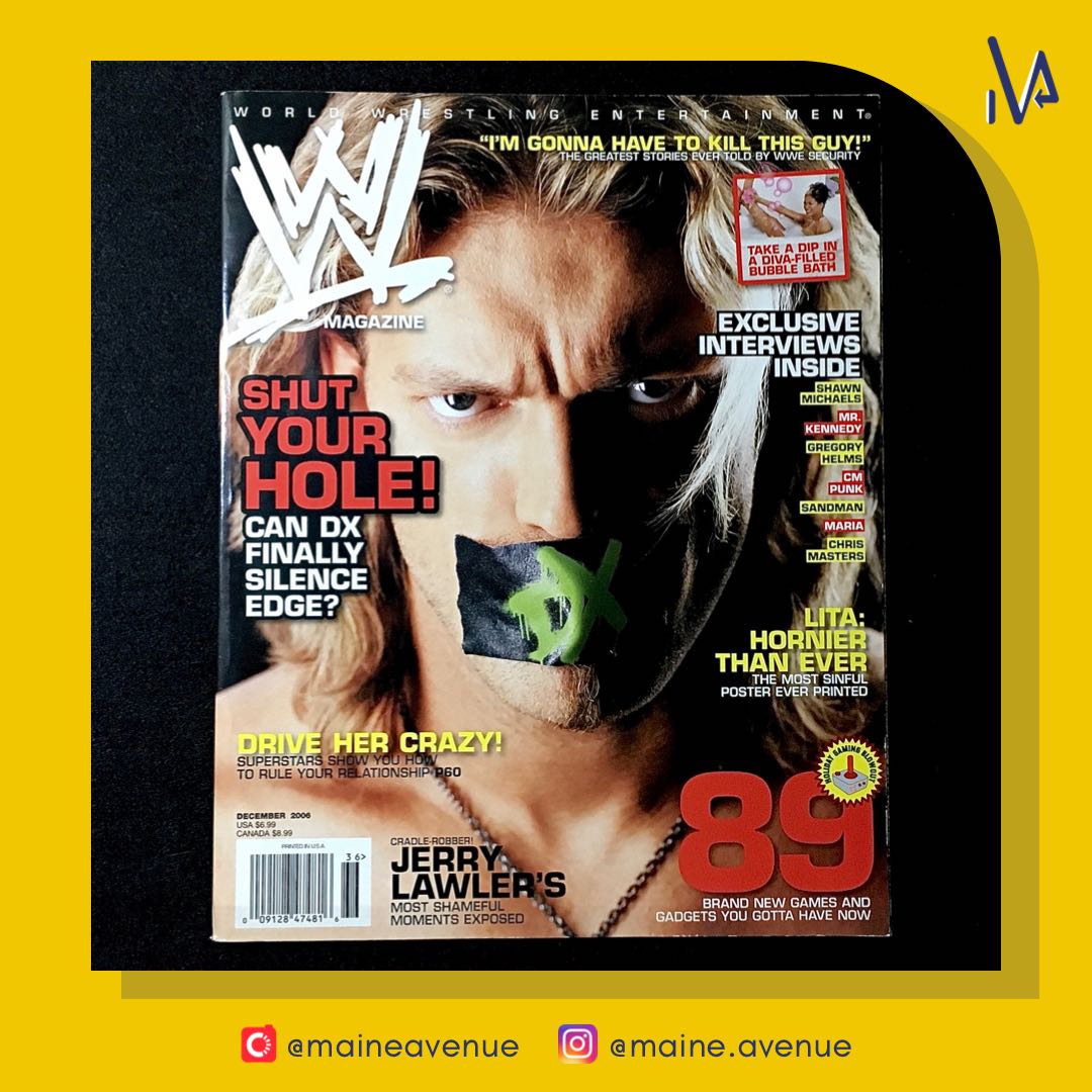 WWE Magazine Edge - December 2006 Issue (R-18), Hobbies & Toys, Books ...