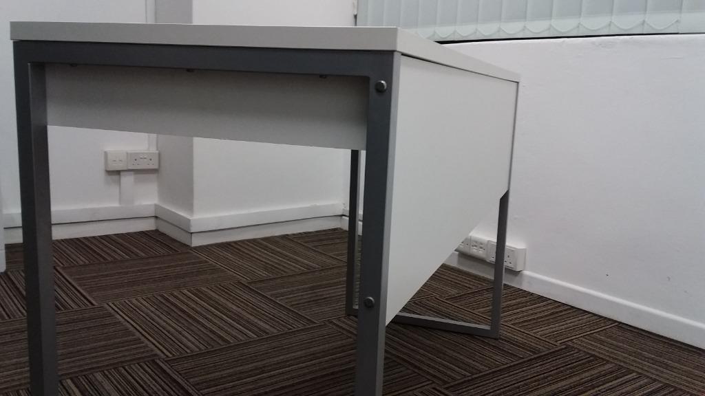 2 Drawer White Table, Furniture & Home Living, Furniture, Tables & Sets ...