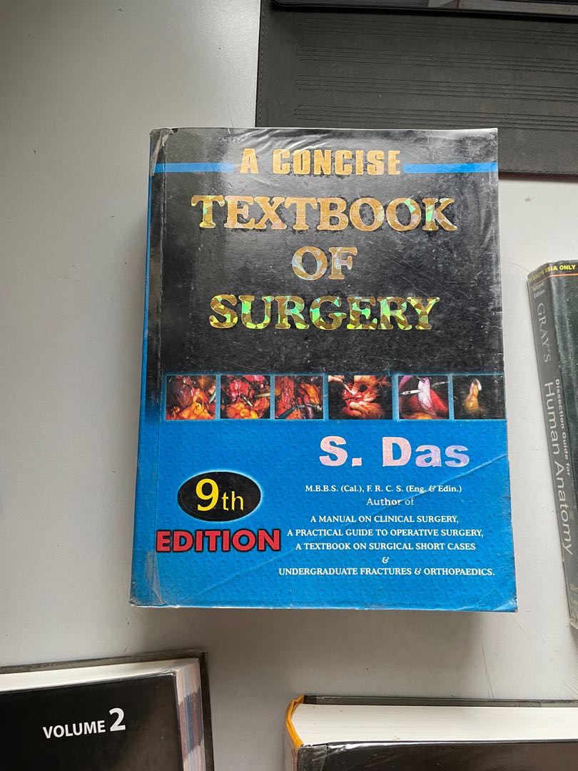 9th edition s.das surgery Textbook, Hobbies & Toys, Books & Magazines ...