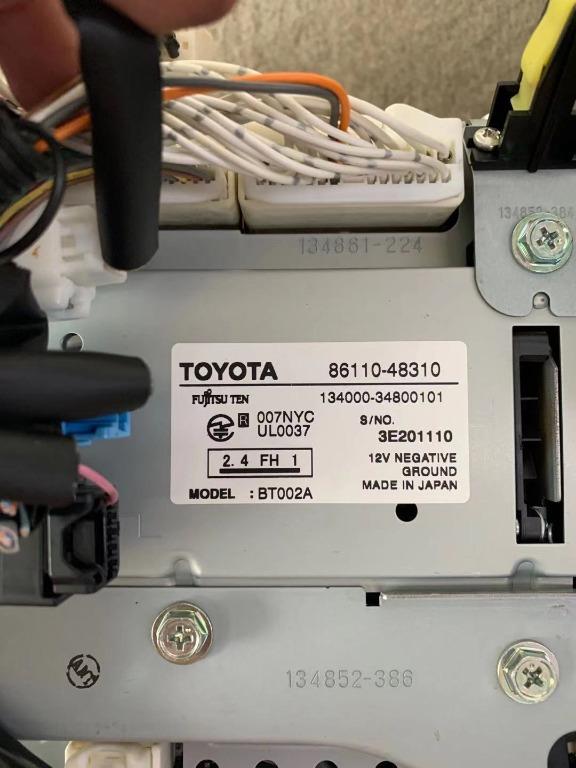 🇯🇵🇯🇵 TOYOTA HARRIER ACU30 LCD MONITOR WITH AIR COND PANEL SET, Auto ...