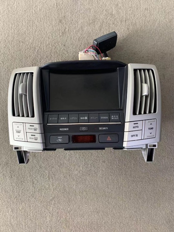 🇯🇵🇯🇵 TOYOTA HARRIER ACU30 LCD MONITOR WITH AIR COND PANEL SET, Auto ...