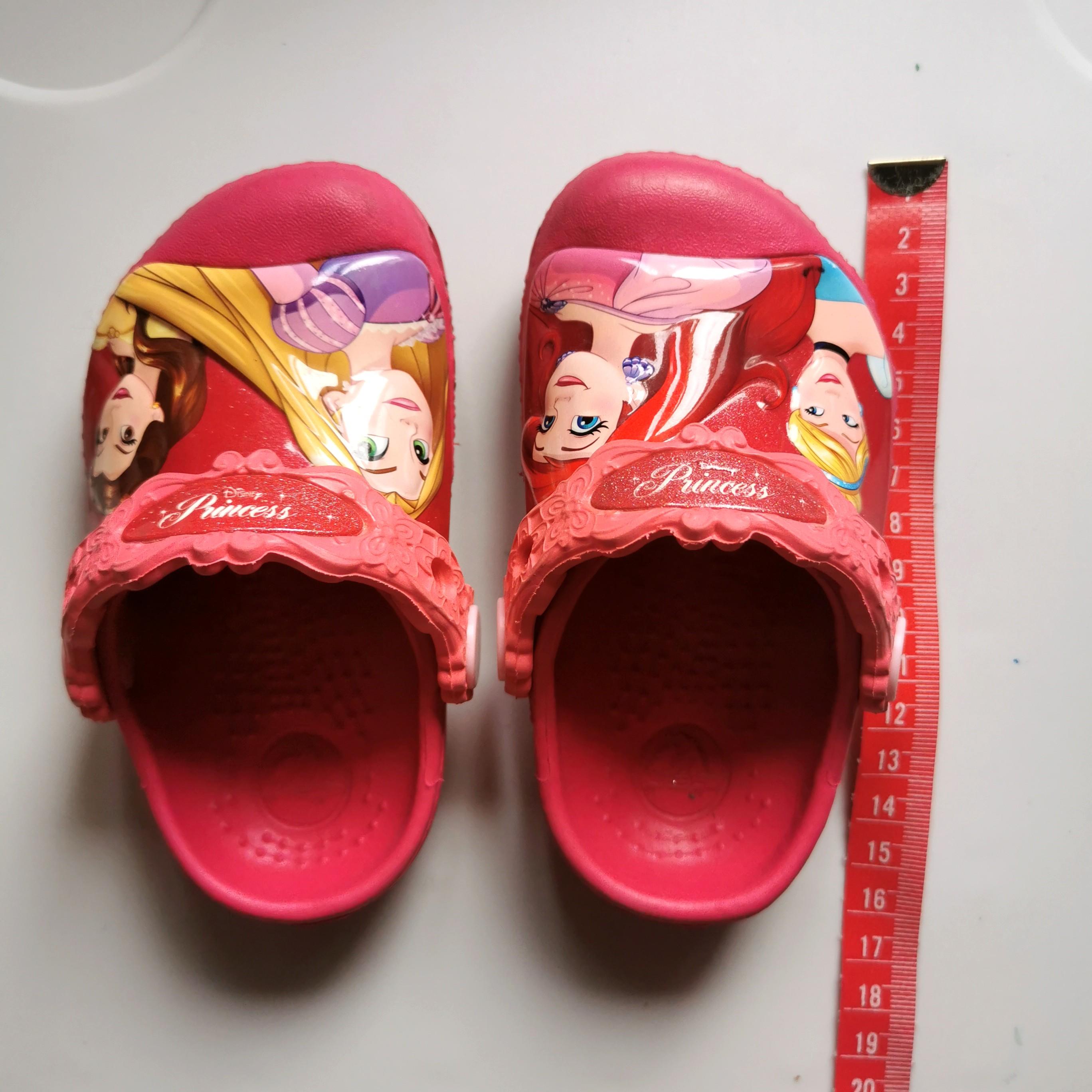 Authentic Disney princess crocs, Babies & Kids, Babies & Kids Fashion ...