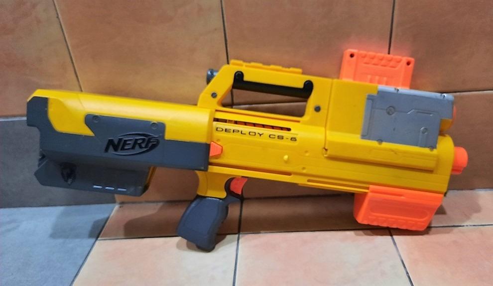 Authentic NERF N-Strike Deploy CS-6 Dart Blaster, Hobbies & Toys, Toys ...