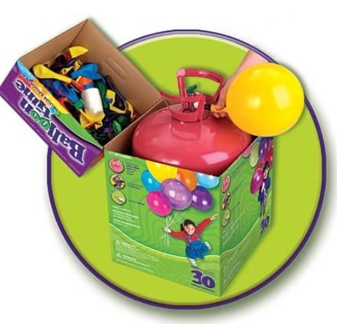 Balloon Time Helium Tank with 30 Balloons, Hobbies & Toys, Toys & Games ...