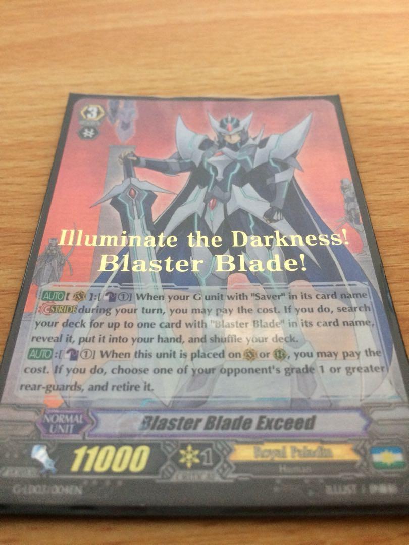 BLASTER BLADE EXCEED (hot stamped), Hobbies & Toys, Toys & Games on ...