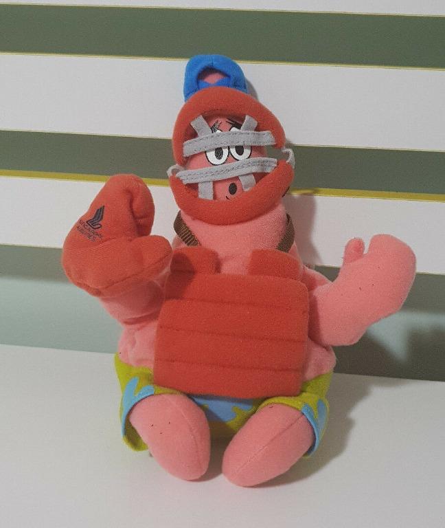 Boneka Patrick Star Puppet Baseball Spongebob Singapore Airlines, Toys ...