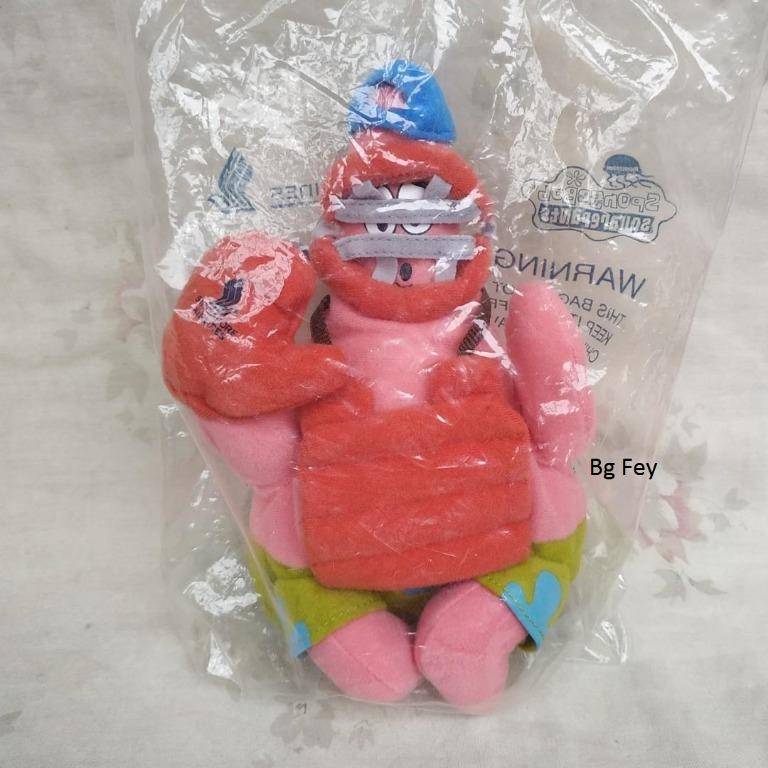 Boneka Patrick Star Puppet Baseball Spongebob Singapore Airlines, Toys ...