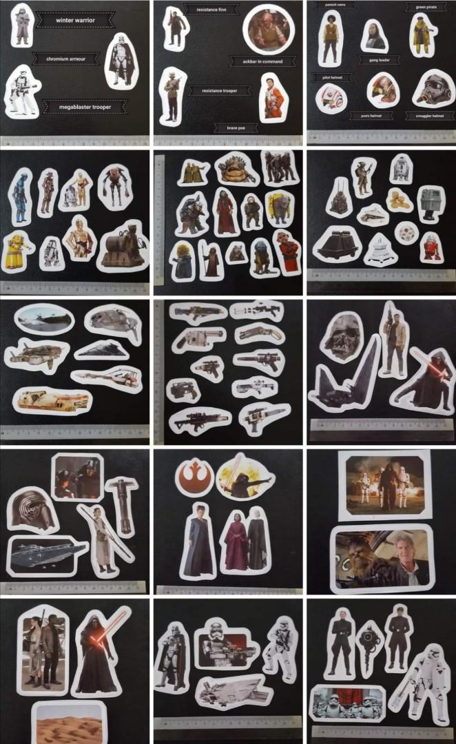 C4 Star Wars Sticker Sets Part 1, Mobile Phones & Gadgets, Mobile ...
