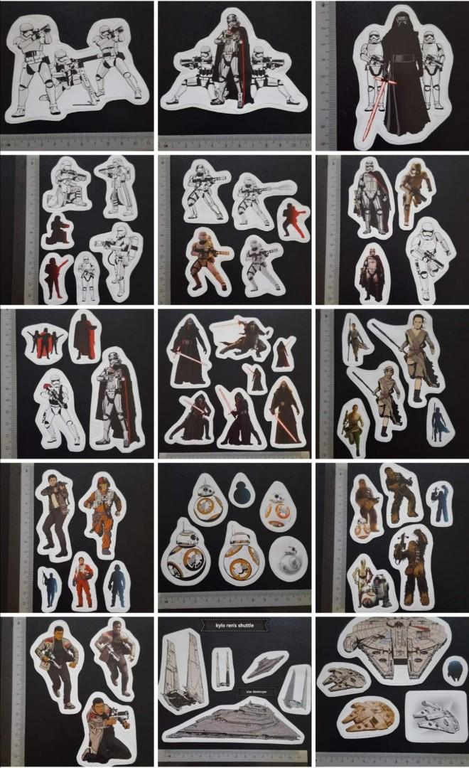 C4 Star Wars Sticker Sets Part 1, Mobile Phones & Gadgets, Mobile ...