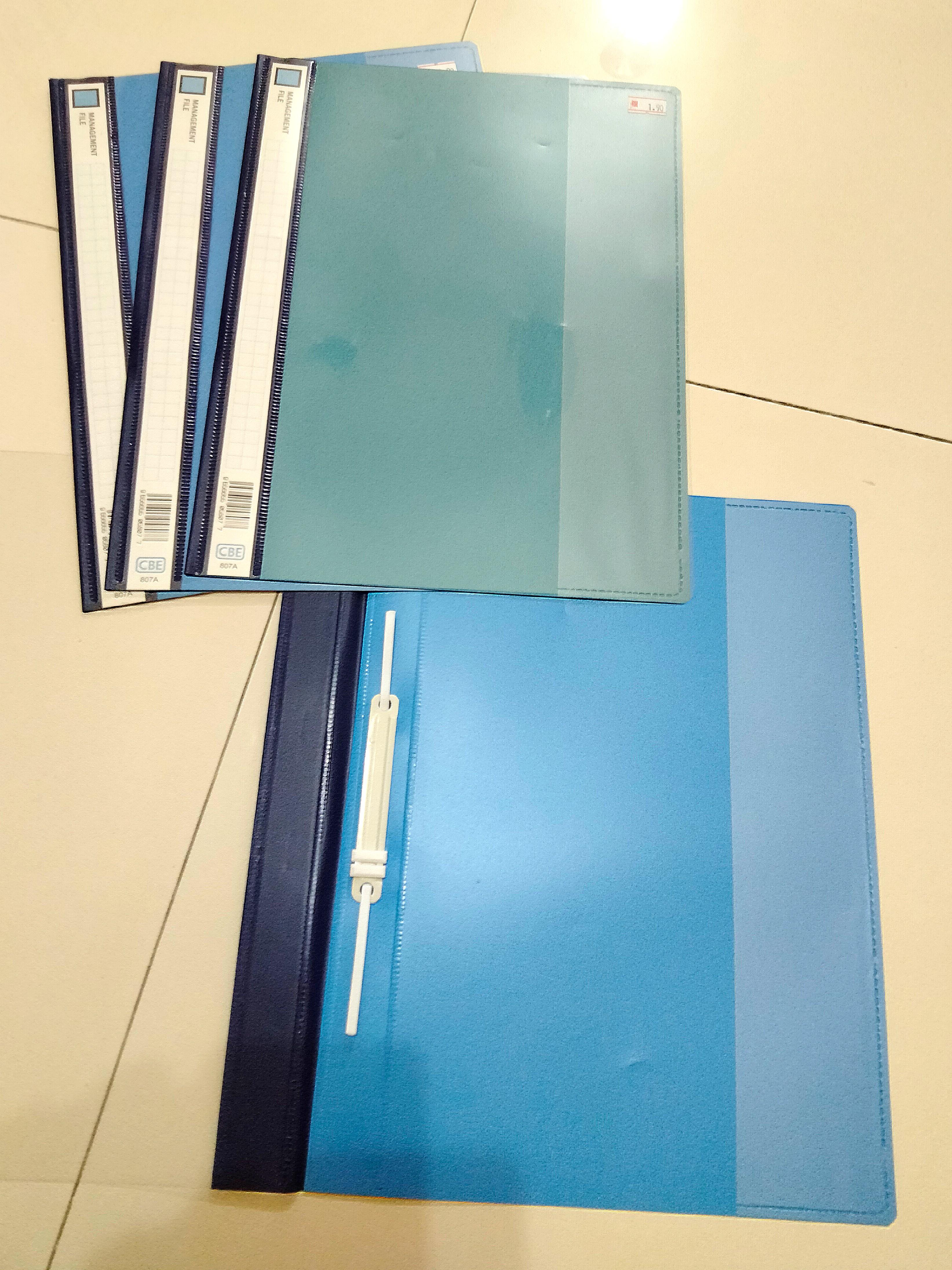 CBE A4 management files 807A x 4 units, Hobbies & Toys, Stationery ...