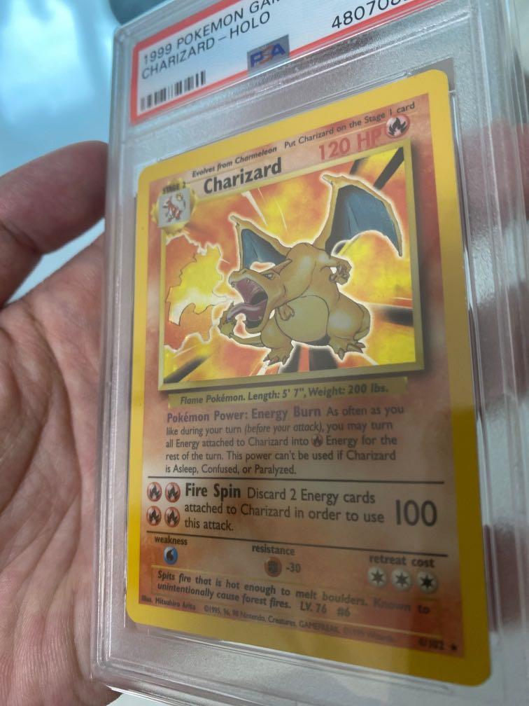 Charizard base set psa 6, Hobbies & Toys, Toys & Games on Carousell