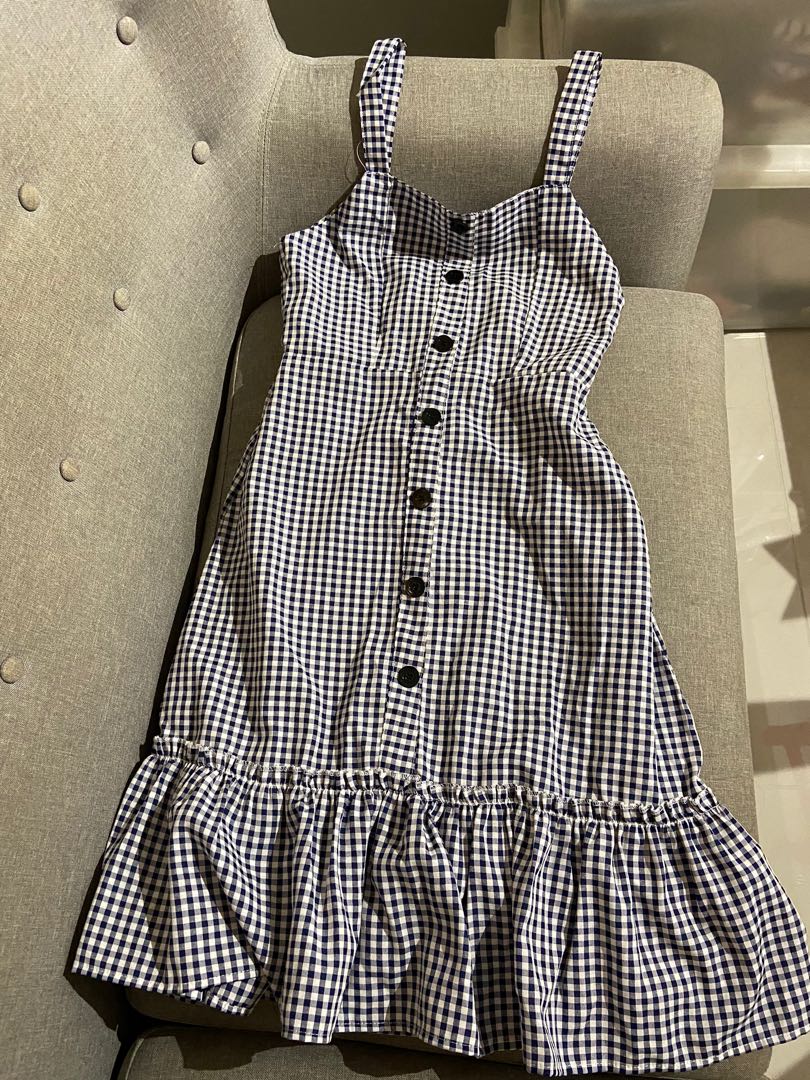 Checker Dress, Women's Fashion, Dresses & Sets, Dresses on Carousell