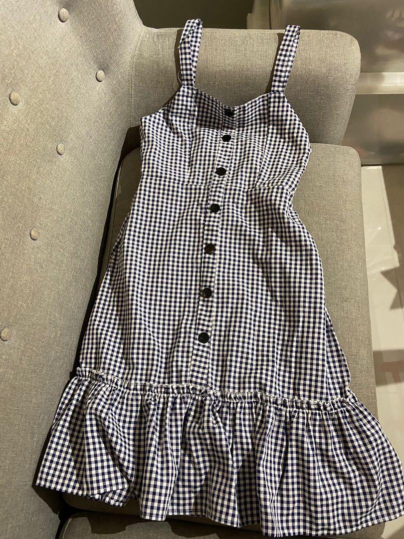 Checker Dress, Women's Fashion, Dresses & Sets, Dresses on Carousell