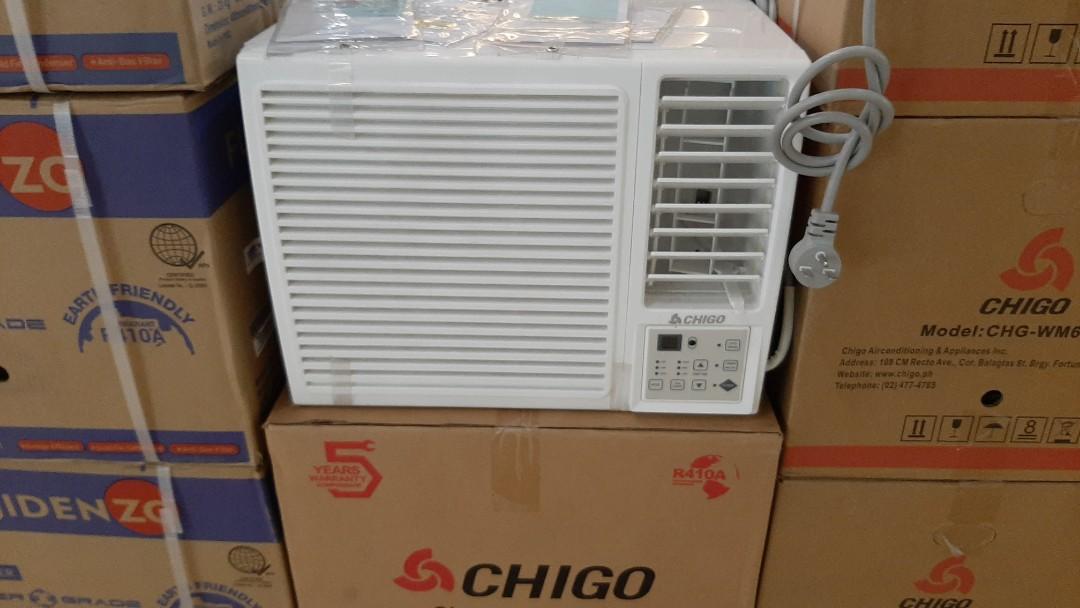 Chigo Window Type Aircon, TV & Home Appliances, Air Conditioning and ...