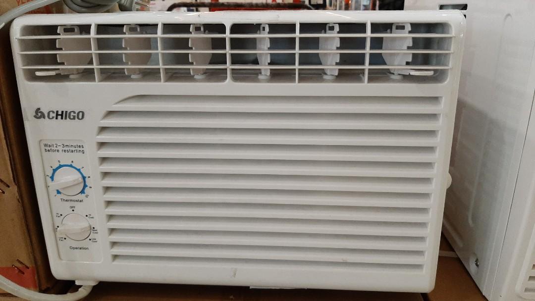 Chigo Window Type Aircon, TV & Home Appliances, Air Conditioning and ...