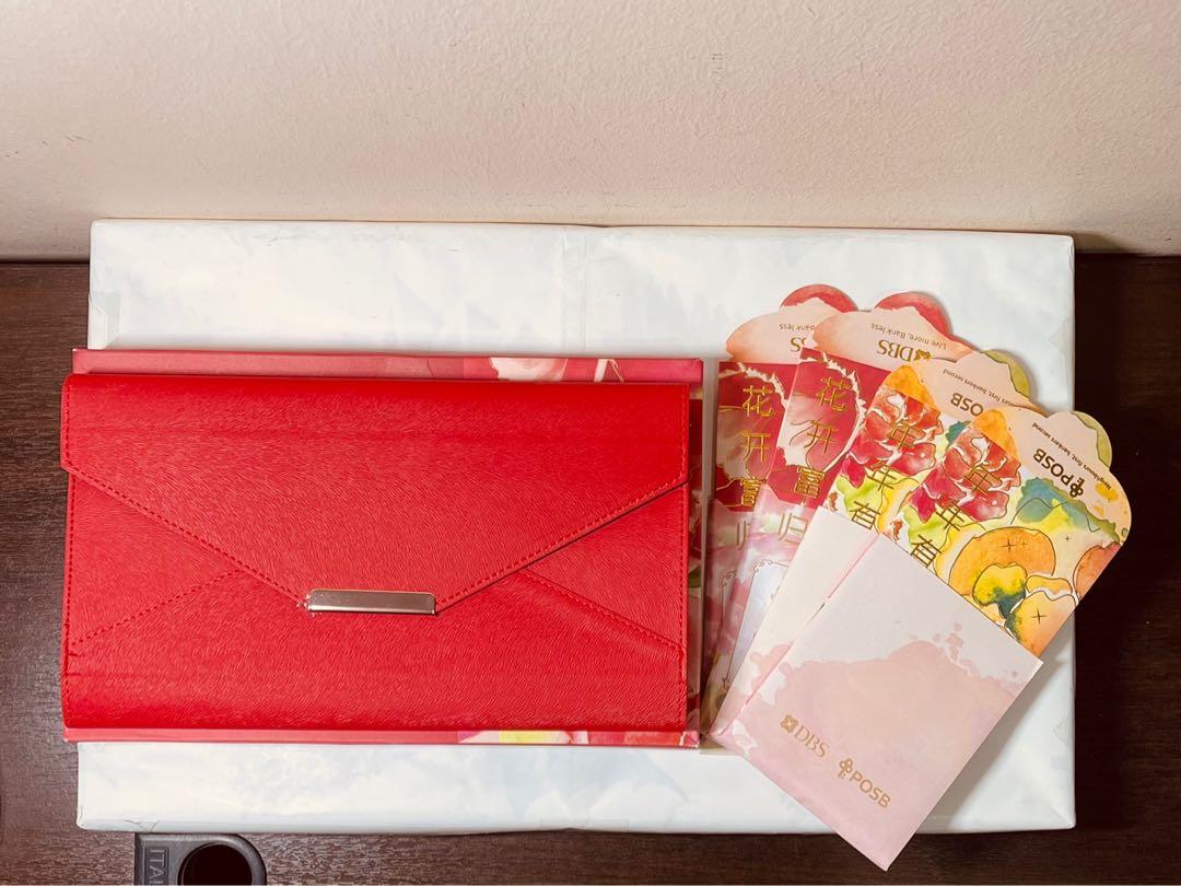 DBS. Red Packets + Pouch. ang pao. ang bao. hong bao. hong pao ...