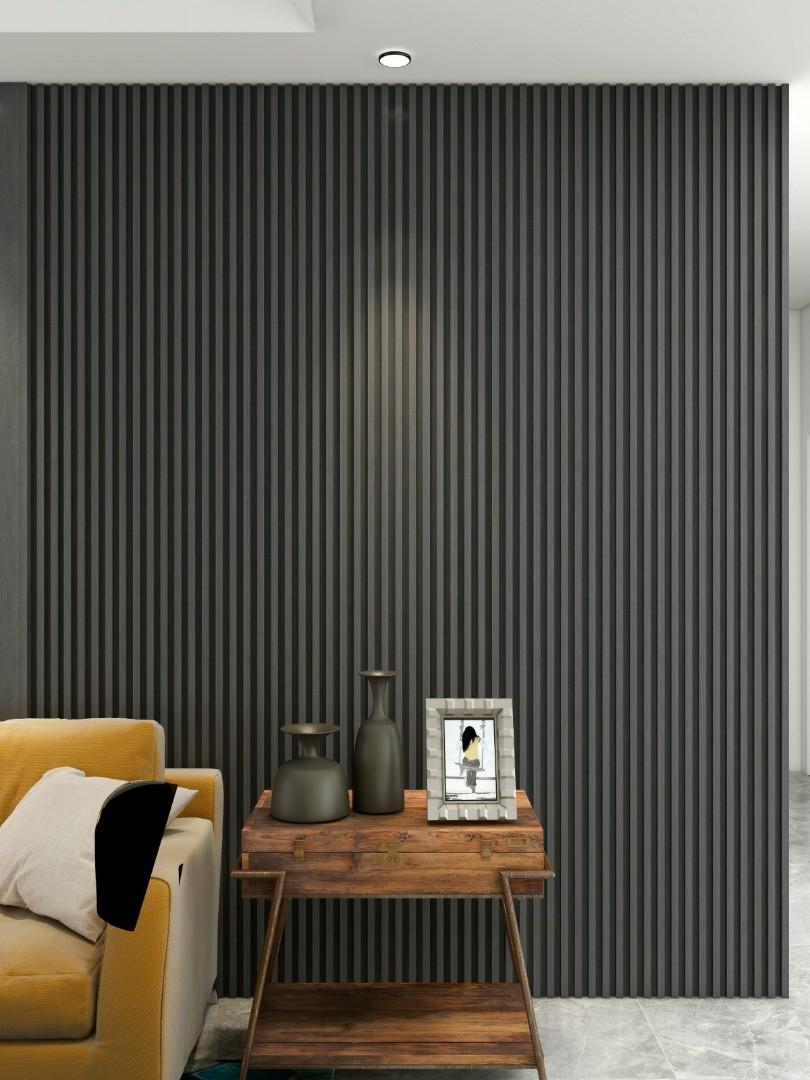 Decorative fluted wall panels, Furniture & Home Living, Home Decor ...