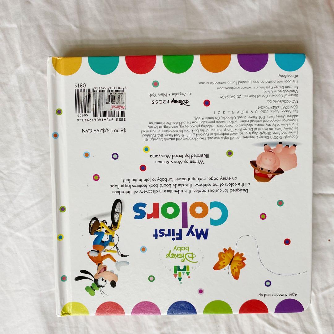 Disney My First Colors Board Book, Hobbies & Toys, Books & Magazines ...