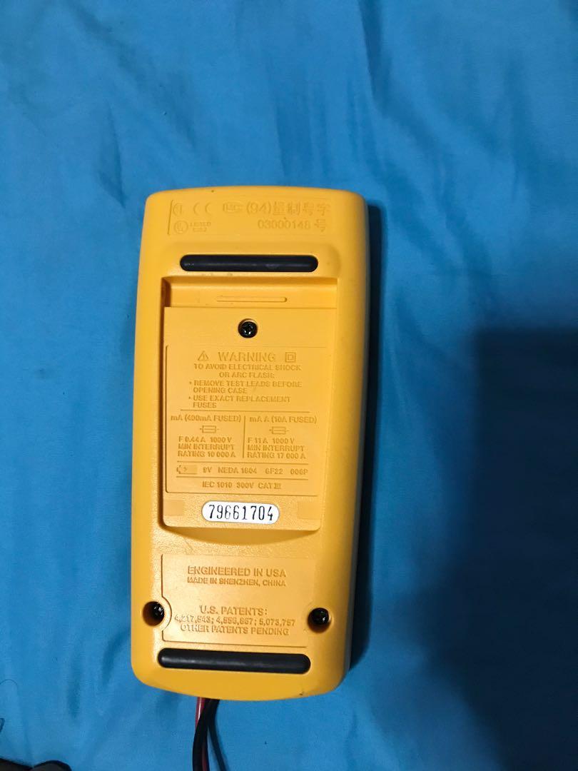 Fluke 19 Multimeter, Health & Nutrition, Health Monitors & Weighing ...