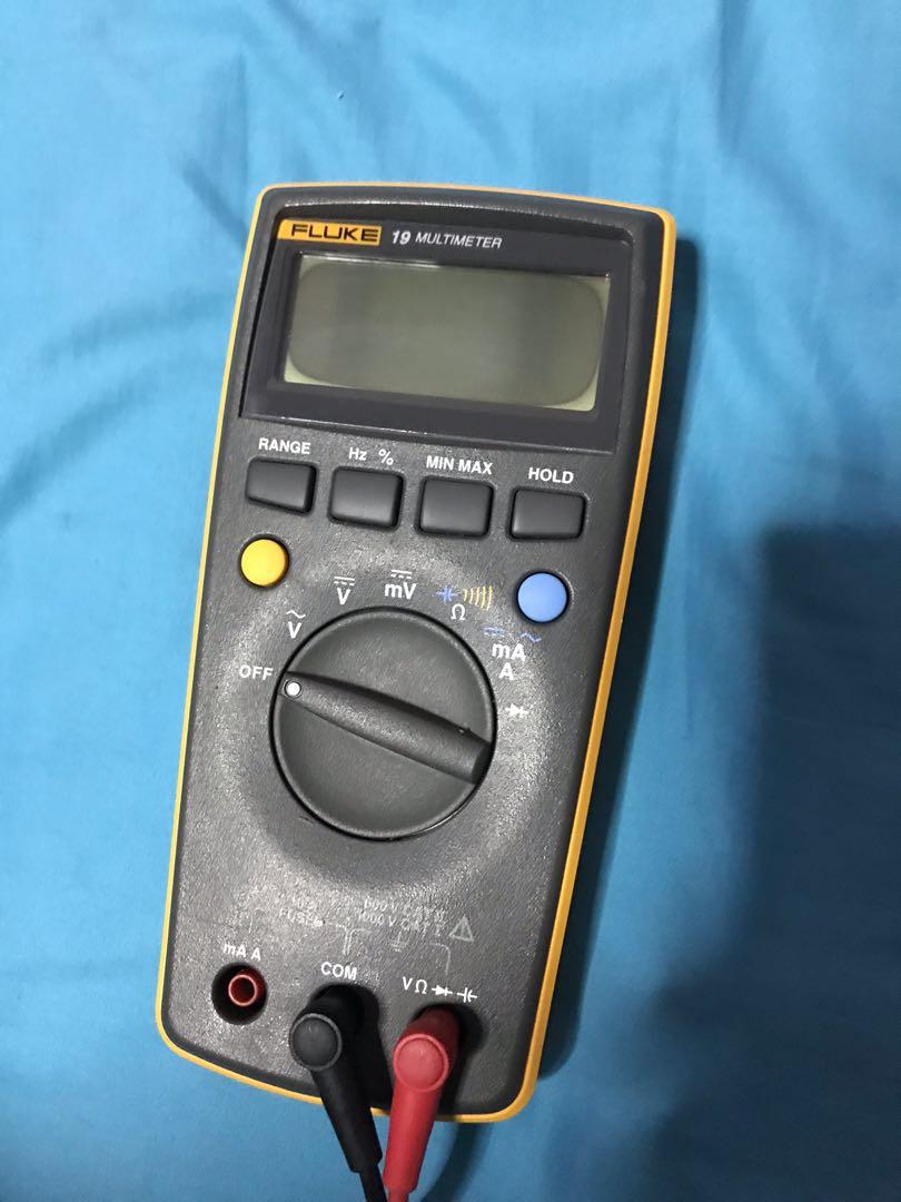 Fluke 19 Multimeter, Health & Nutrition, Health Monitors & Weighing ...