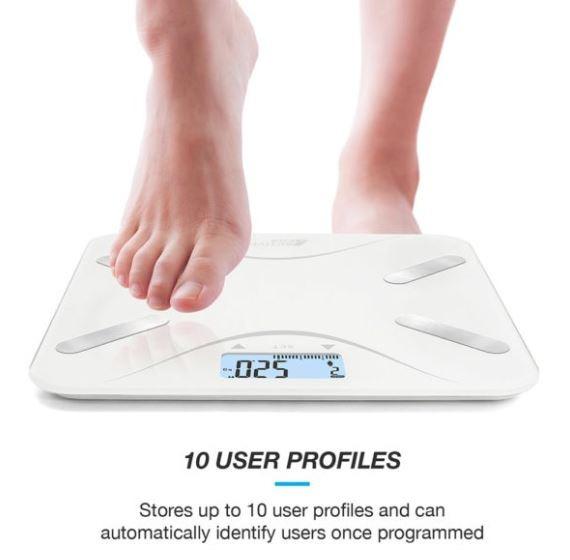 FreeDelivery Active Era- Ultra-thin bathroom scale for measuring body ...
