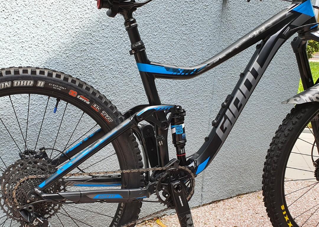 Giant trance 3 medium size FRAME ONLY with rear suspension, Bicycles ...