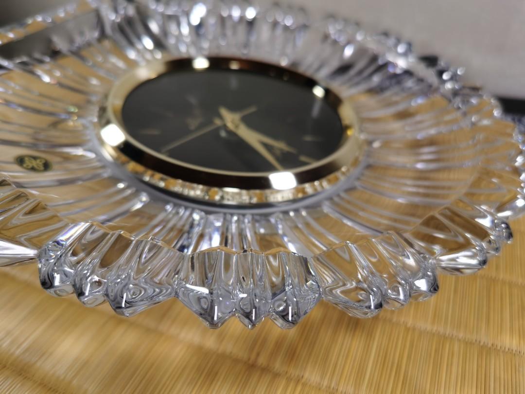 SALE!!! Hoya crystal tabletop desk clock, Furniture & Home Living, Home ...
