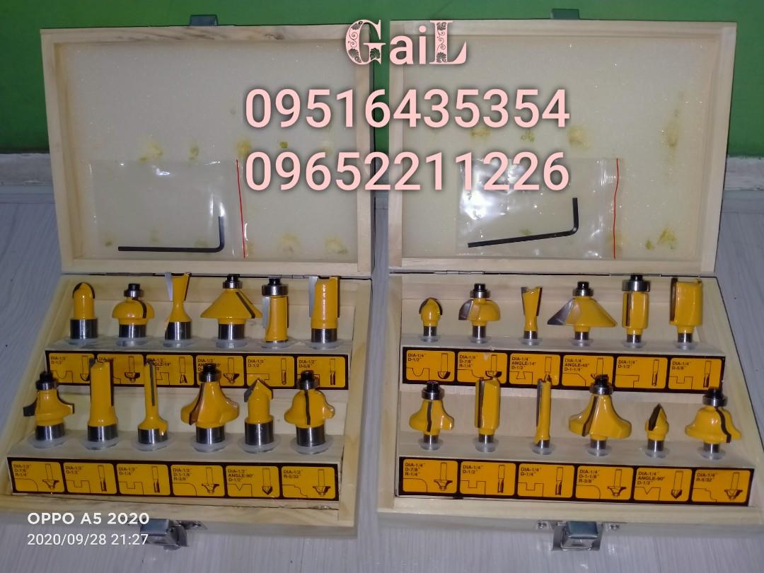 INGCO 1/4" or 1/2" Router Bits Set, Commercial & Industrial ...