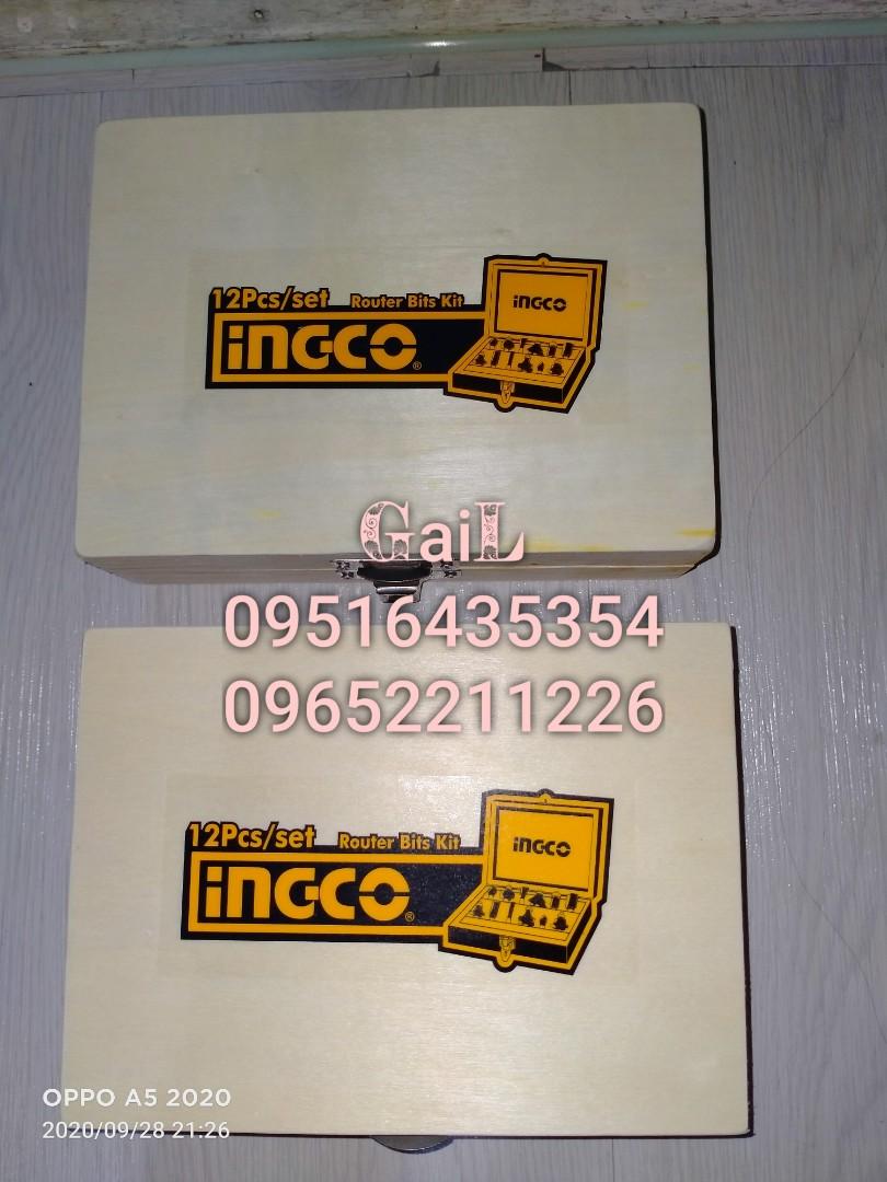 INGCO 1/4" or 1/2" Router Bits Set, Commercial & Industrial ...