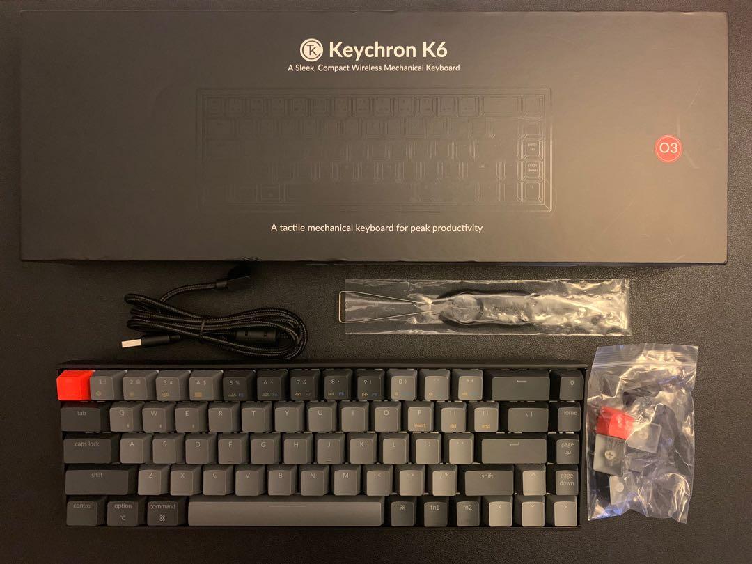 Keychron K6 Wireless Mechanical Keyboard, Computers & Tech, Parts ...