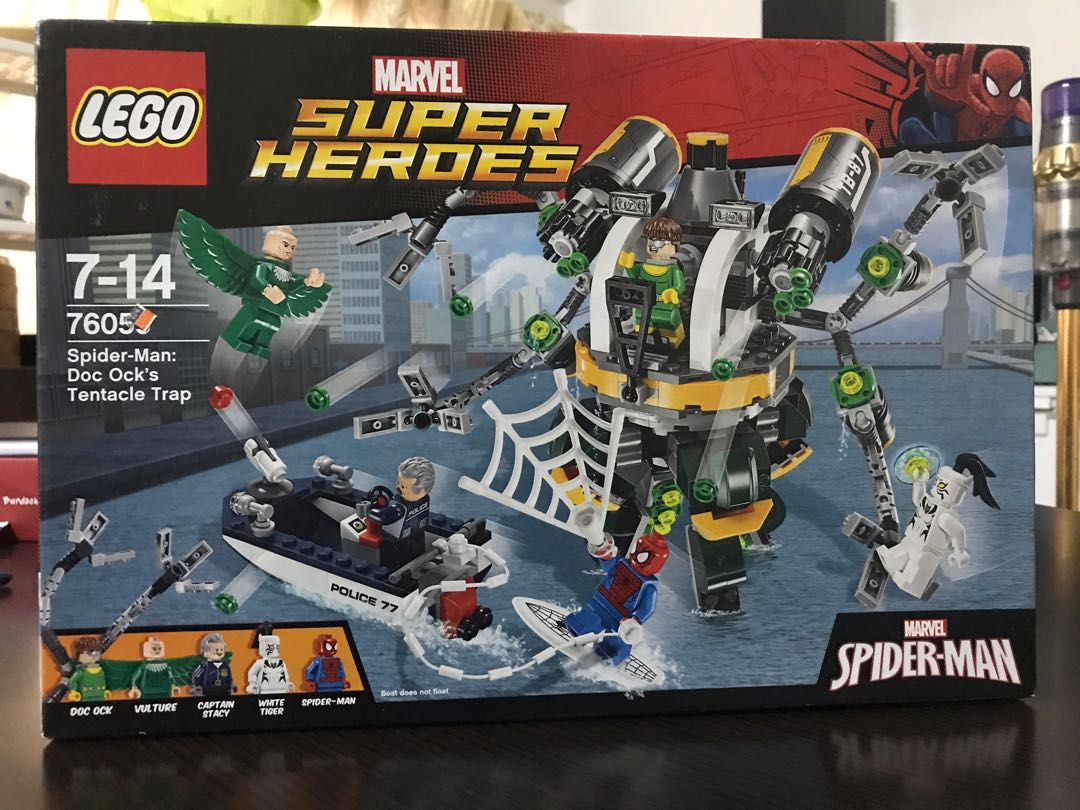 Lego 76059 Marvel Super Heroes Spider-Man : Doc Ock’s Tentacle Trap ...