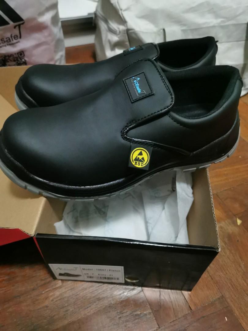Men safety steel shoes and rubber kitchen shoes, Men's Fashion ...