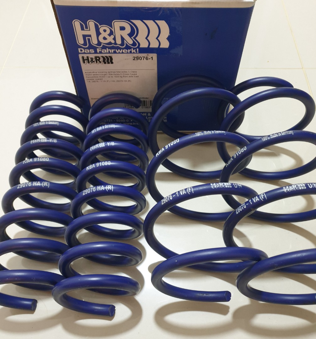 Mercedes C Class W204 H&R lowered spring, Car Accessories, Accessories ...