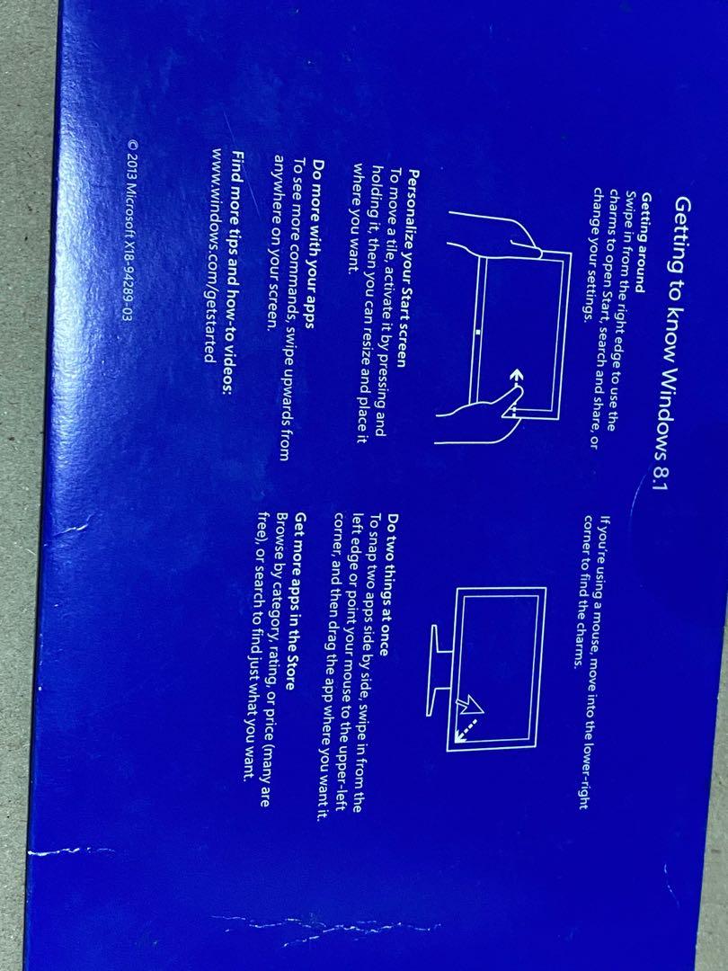 Microsoft Windows 8.1 DVD with key, Computers & Tech, Laptops ...