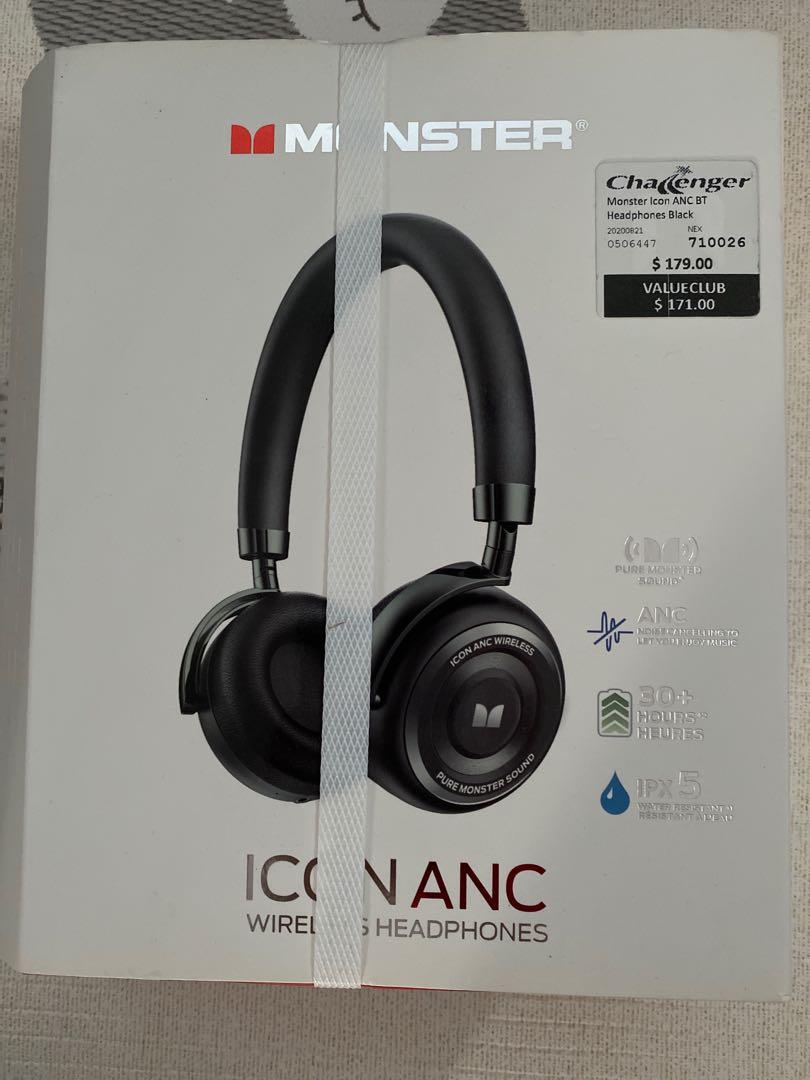 Monster icon anc wireless headphones, Audio, Headphones & Headsets on ...