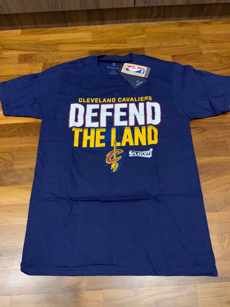 Vintage NBA Playoffs Cleveland Cavaliers Defend The Land Shirt, Men's ...