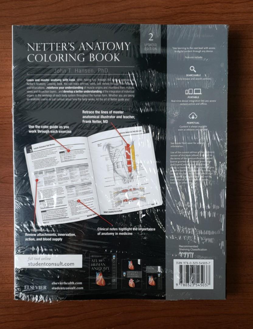 Netter's Anatomy Coloring Book, Hobbies & Toys, Books & Magazines ...