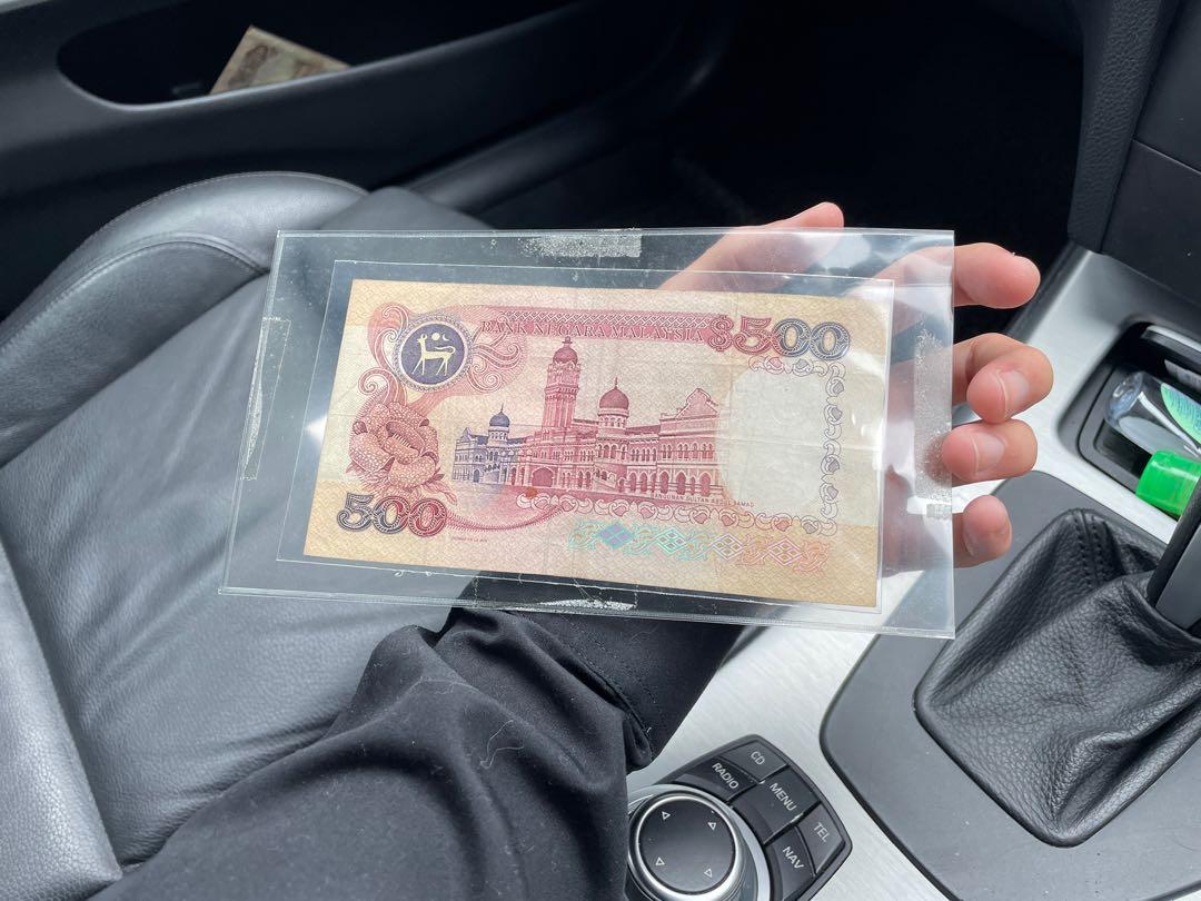 Old Malaysia currency rm500 note, Hobbies & Toys, Collectibles ...