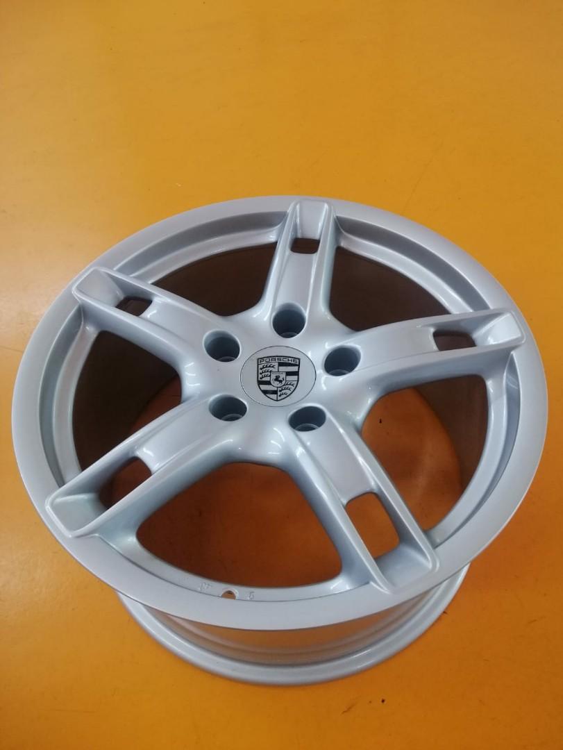 18 inch porsche rims.original .09, Car Accessories, Tyres & Rims on ...