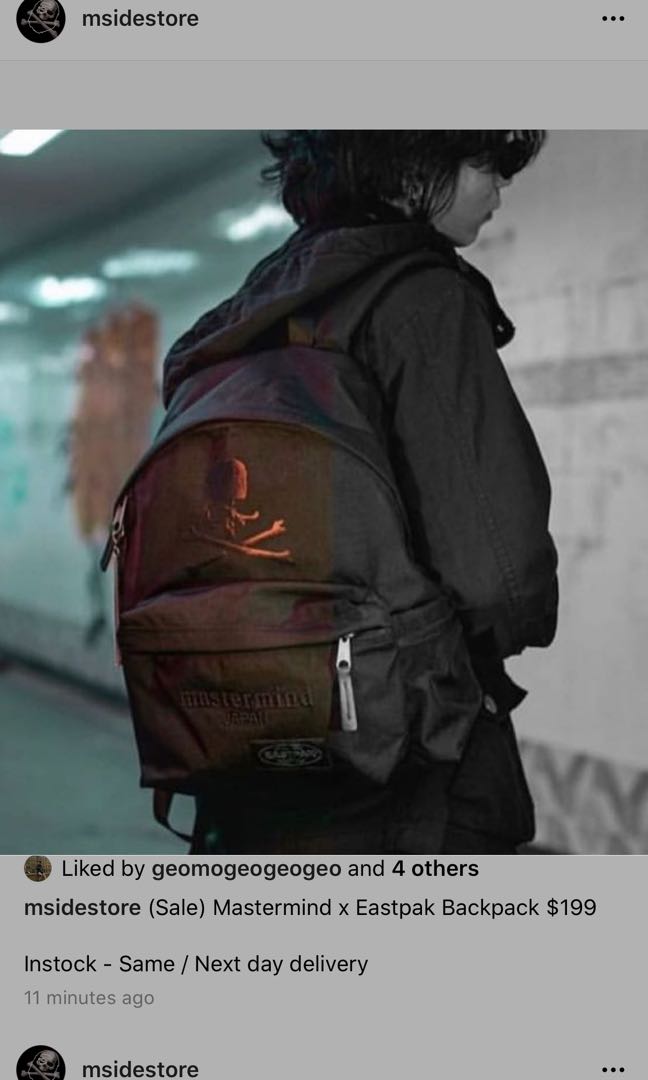 (Instock) Mastermind x Eastpak Backpack, Men's Fashion, Bags, Backpacks ...