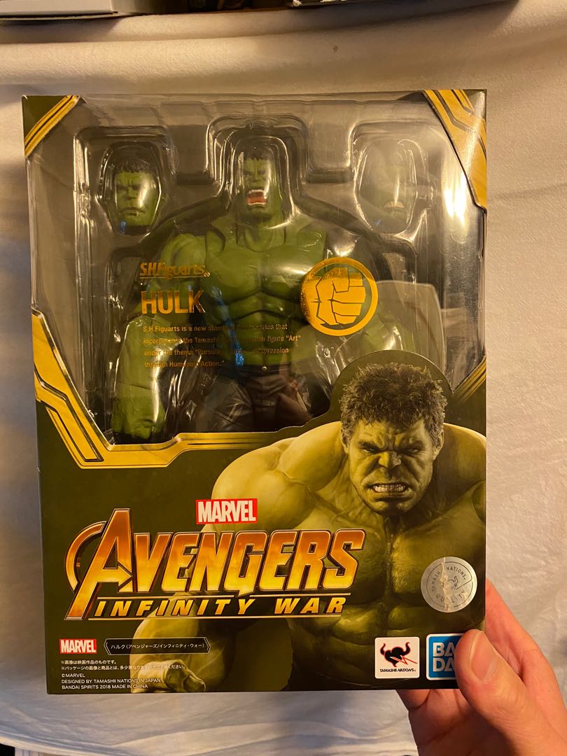 SHF Hulk Avengers Infinity War not Marvel Legends Mezco Mafex, 興趣及遊戲 ...