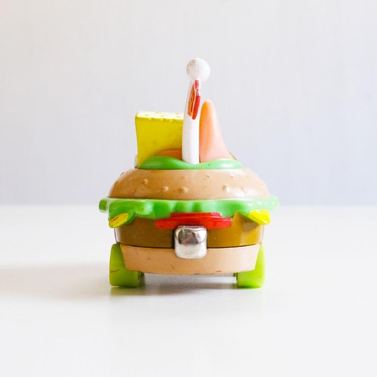 Spongebob Squarepants Take Along Magnetic Die-cast Krabby Patty Wagon ...