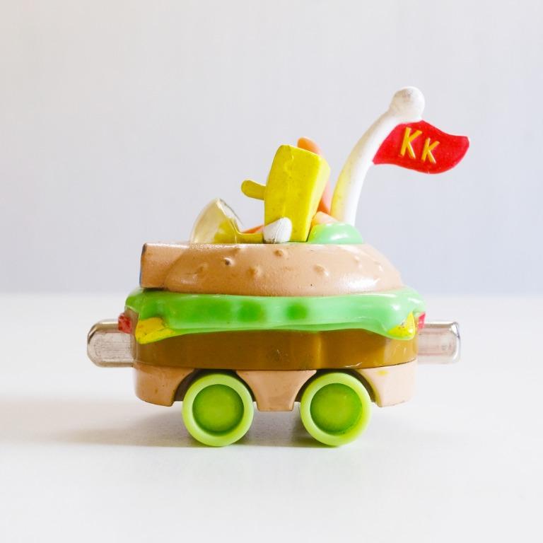 Spongebob Squarepants Take Along Magnetic Die-cast Krabby Patty Wagon ...