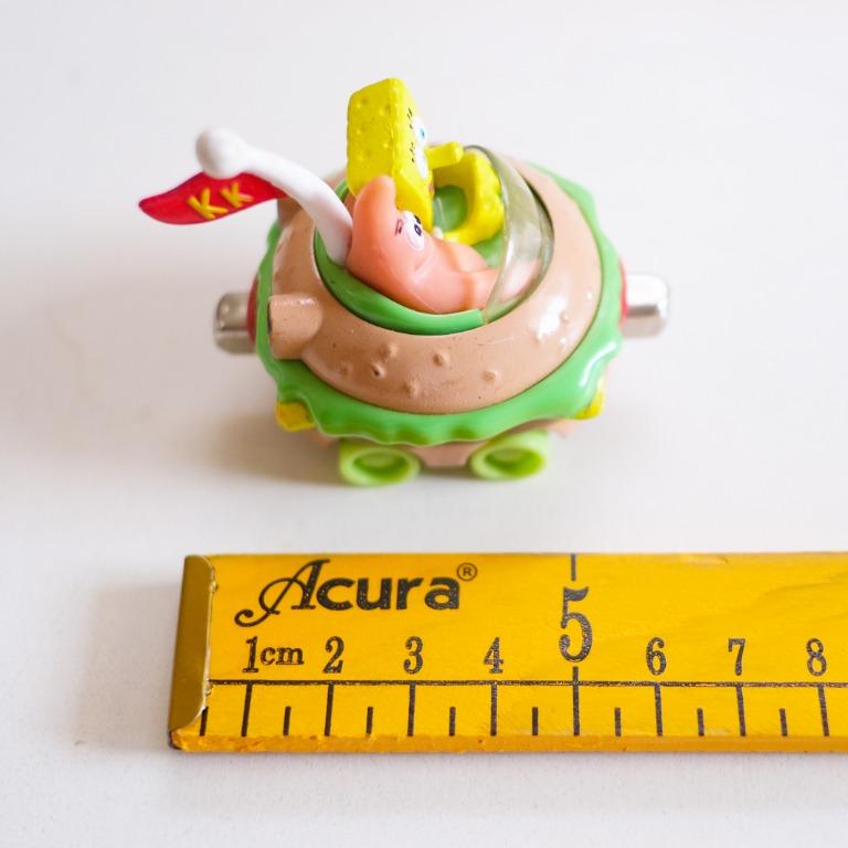 Spongebob Squarepants Take Along Magnetic Die-cast Krabby Patty Wagon ...
